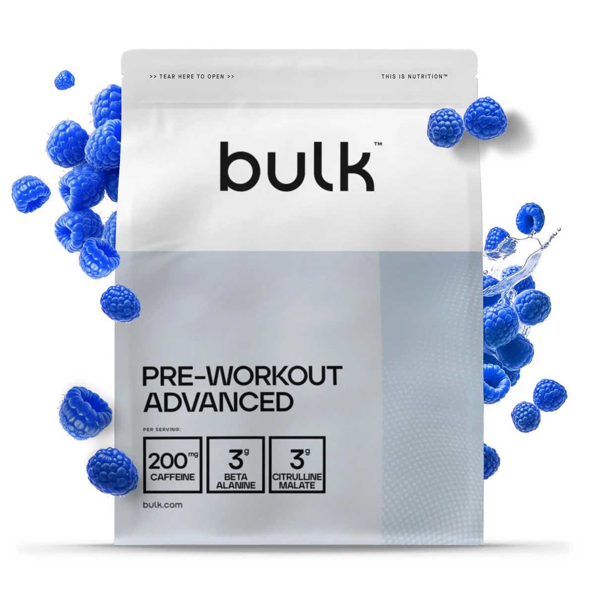 Bebida Pre-Entrenamiento Completa Avanzada|Bulk™ España