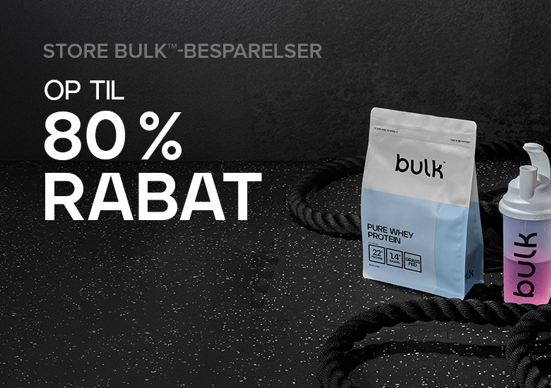 Bulk™ | Proteiner, Sportstilskud, Vitaminer Og Meget Mere