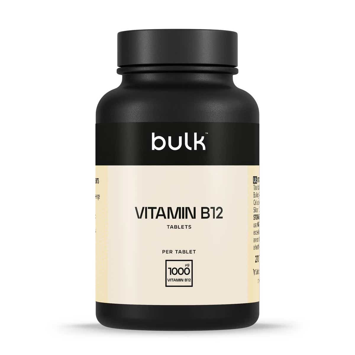 Vitamin B12 Tabletter|1000 mcg Vitamin B12|Bulk™ Sverige