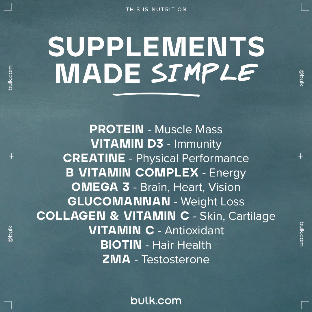 Supplements made simple | Bulk™